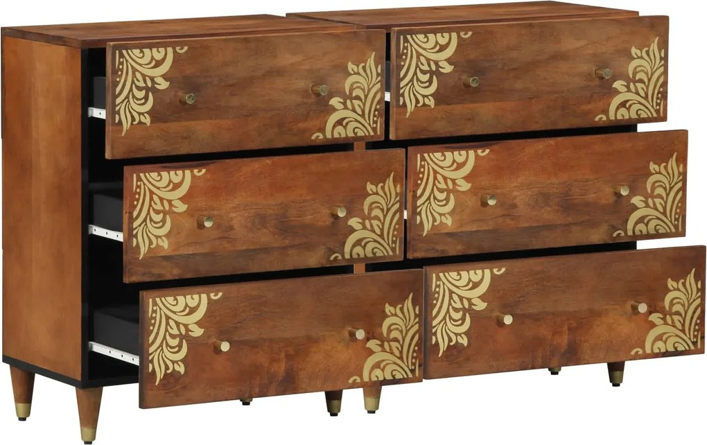 Servírovací skříň 2 ks 60 x 33 x 75 cm Masivní mangové dřevo 3310145