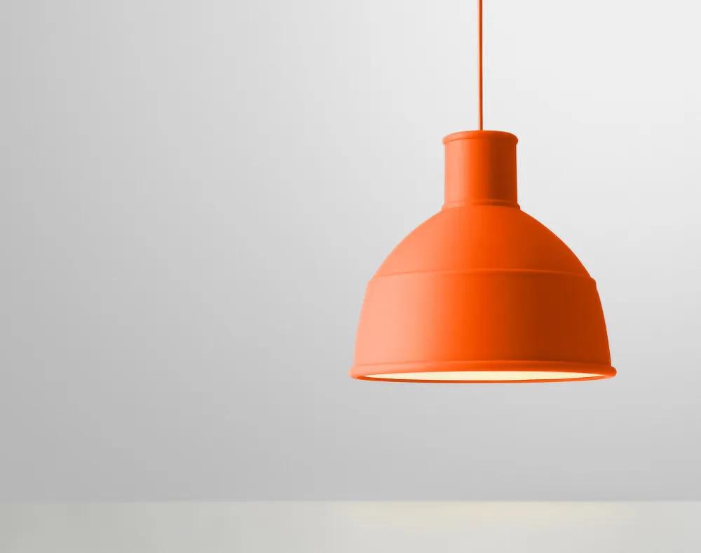 Muuto Závěsná lampa Unfold, orange 14205