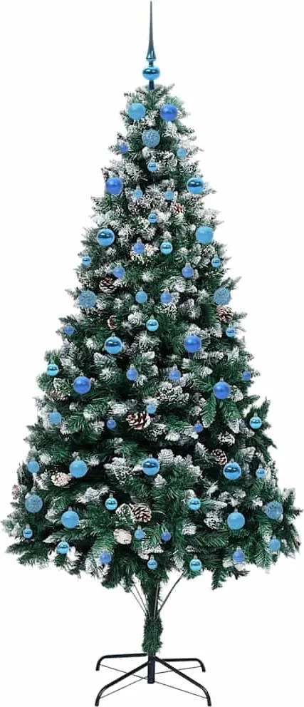 Umělý vánoční stromeček Zelená 210 cm PVC, ocel a plast 3396280