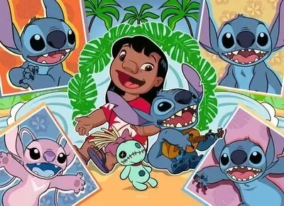 Ravensburger Disney: Stitch - 4x100 dílků / od 5 let