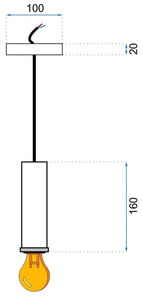 Toolight Samostatná závěsná stropní lampa OSTI A zelená