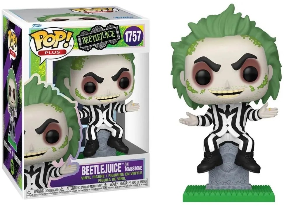 Funko pop! plus beetlejuice beetlejuice on tombstone 1757