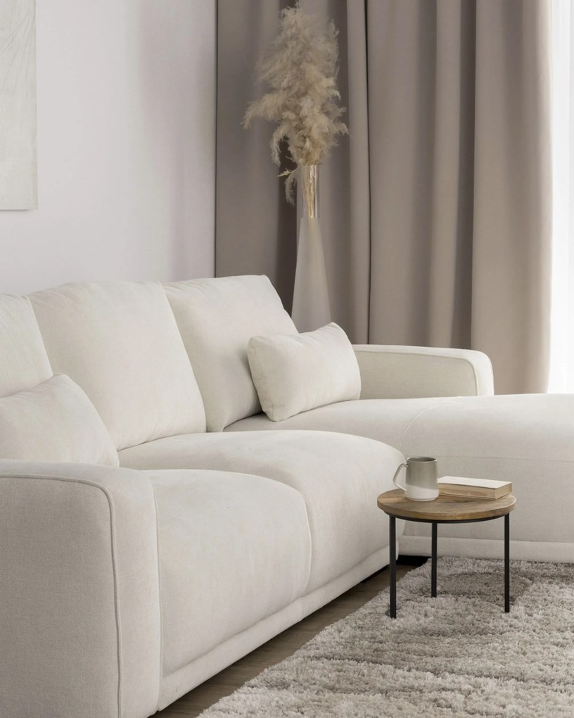 Pohovka Silkeborg crème white levostranná