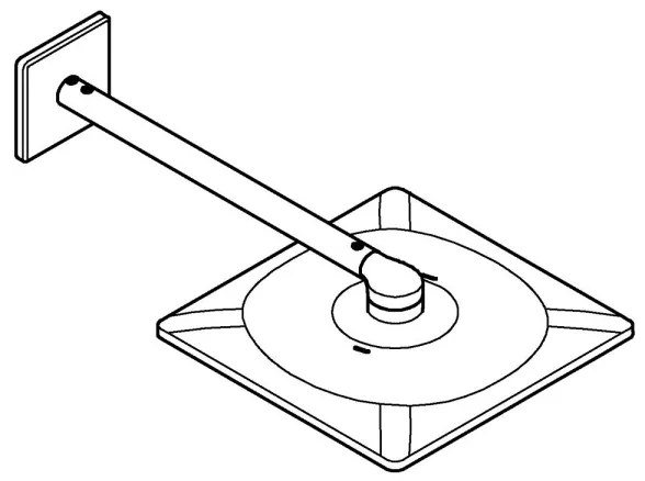 GROHE 26479000 - Hlavová sprcha RAINSHOWER SMARTACTIVE 310 CUBE lesklý chrom