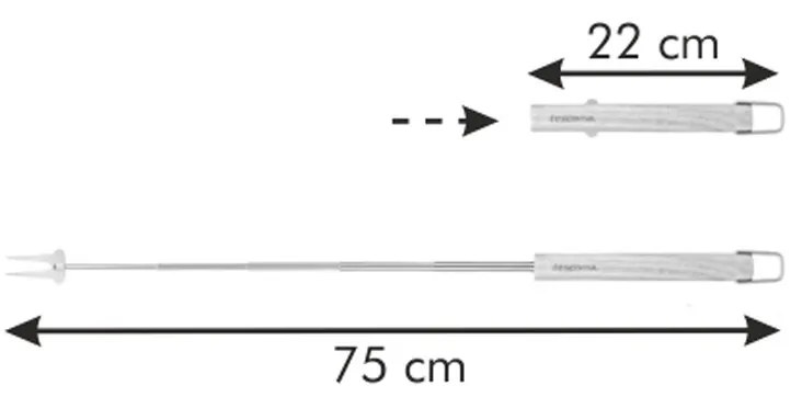 Teleskopická vidlička PRIVILEGE 75 cm