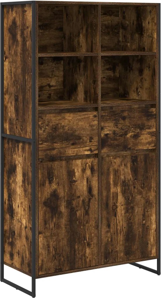 Servírovací skříň Kouřový dub 81 x 36 x 150.5 cm 3403036