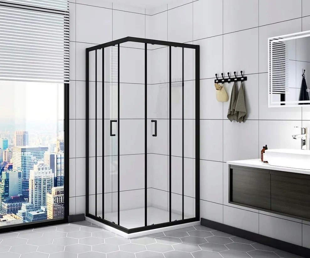 KABINA CALANI VITO 80*80 BLACK