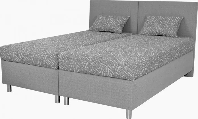 Čalouněná postel Colorado 160x200, šedá, vč. matrace a úp
