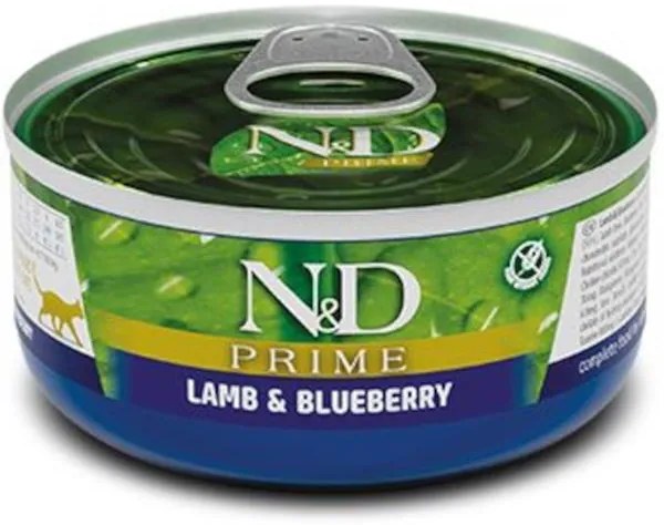 N&D PRIME Cat konz. Lamb & Blueberry 70 g