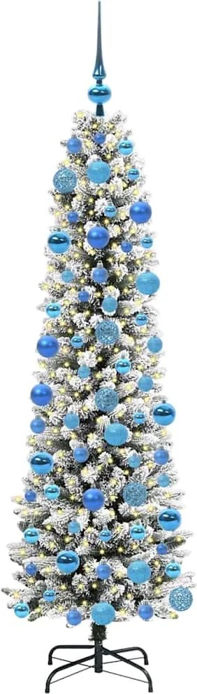 Umělý vánoční stromeček Bílá 180 cm PVC, kov a plast 3396112