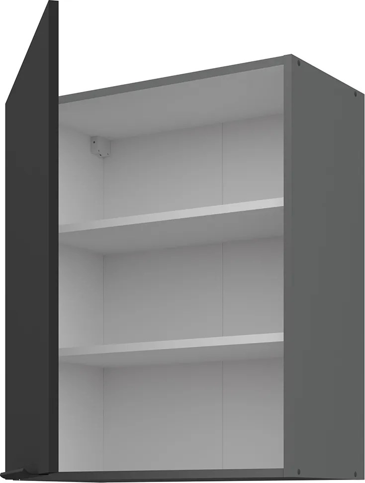 ARIA ab | horní skříňka 60 G-72 1F policová | 60 cm | ANTI FINGERPRINT povrch | antracit/černá