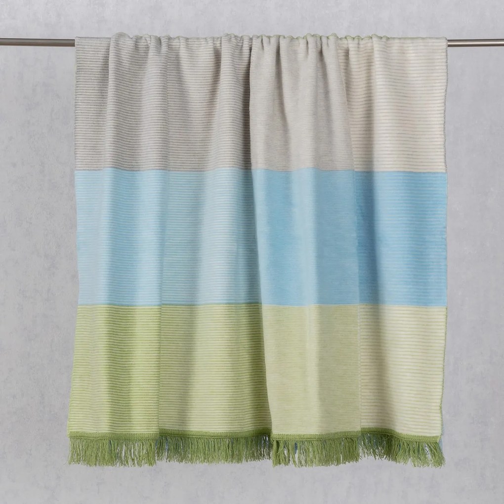 Deka Cotton Cloud 150x200cm Pastel Green&amp;Blue