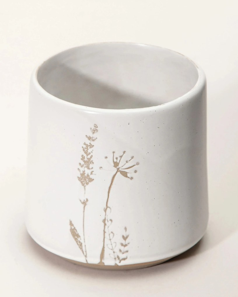 Obal na květináč Botanic White I 12x12x12 cm