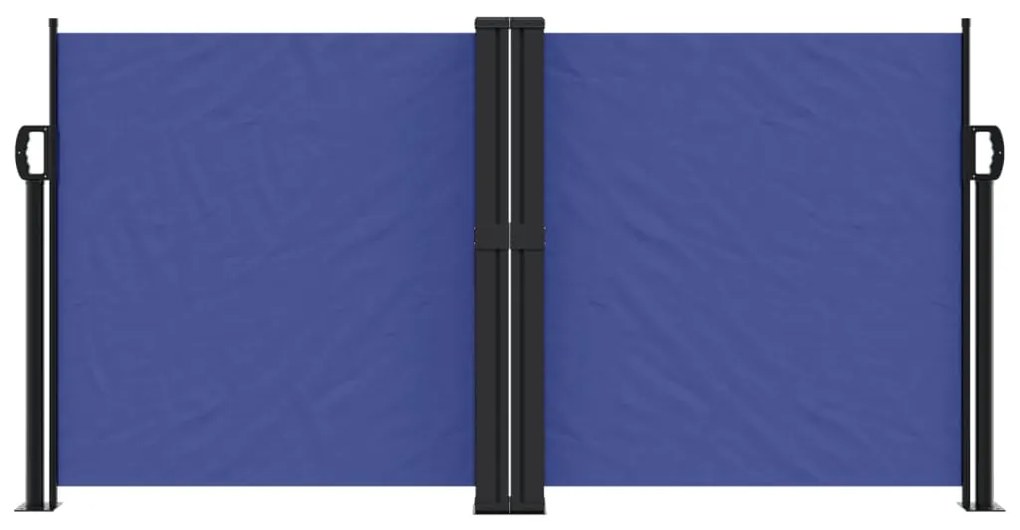 Zatahovací boční markýza modrá 120 x 1 200 cm,  4004791