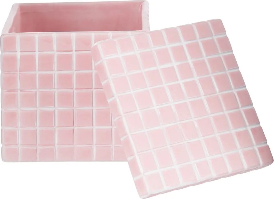 TILES Dóza 550 ml - růžová