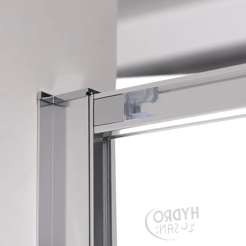 BPS-koupelny Posuvné sprchové dveře PD-NOCR HYD-5169 120 cm chrom/transparent pro instalaci do niky - bez vaničky