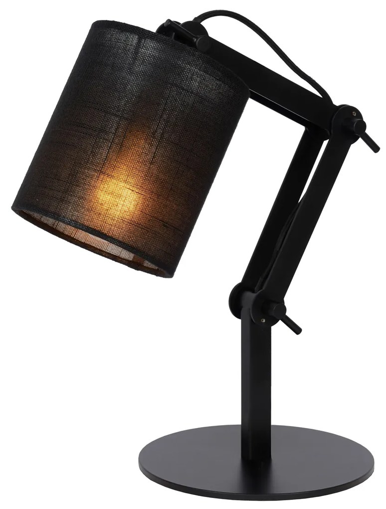 Lucide 45592/81/30 stolní lampa Tampa černá, E27, 40cm