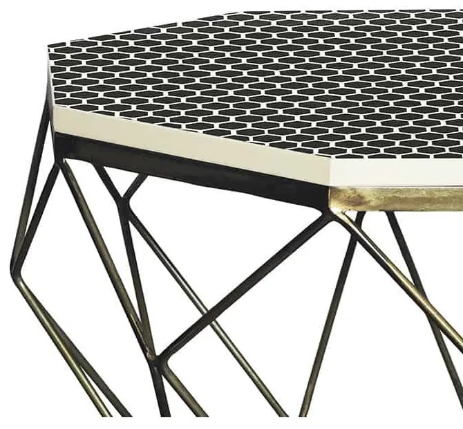 Massive home | Intarzovaný konferenční stolek Diamond 70cm