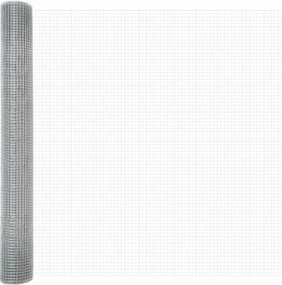 Svařované drátěné ploty s hroty 50 x 1,2 m Pozinkovaná ocel 3352002