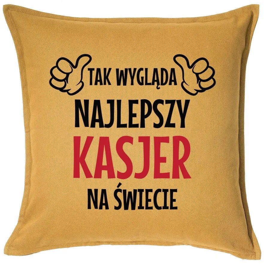 IKEA NEJLEPŠÍ POKLADNÍK polštář 50x50 dárek