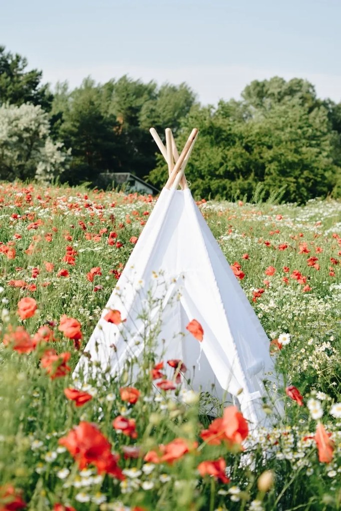 Vigvam design Venkovní Teepee Summer Vibes, Pure - PĚTIÚHELNÍKOVÉ BEZ DOPLŇKŮ