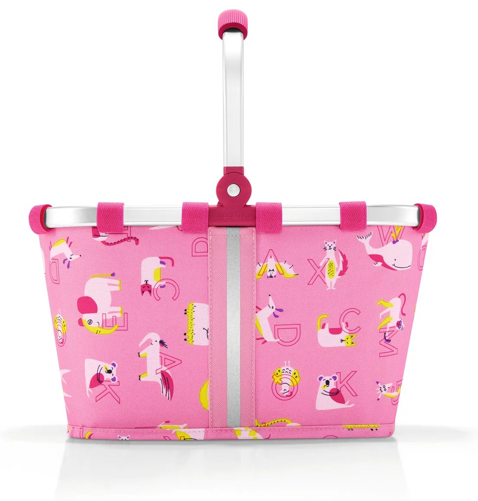 Dětský košík Reisenthel Carrybag XS kids Abc friends pink