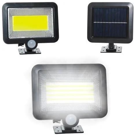 ISO Solární venkovní 100 LED osvětlení, pohybový senzor, 10719