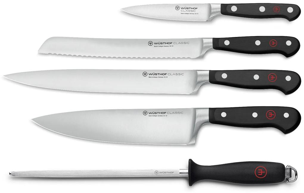 Wüsthof CLASSIC Sada nožů 4 ks + ocílka 1120160501