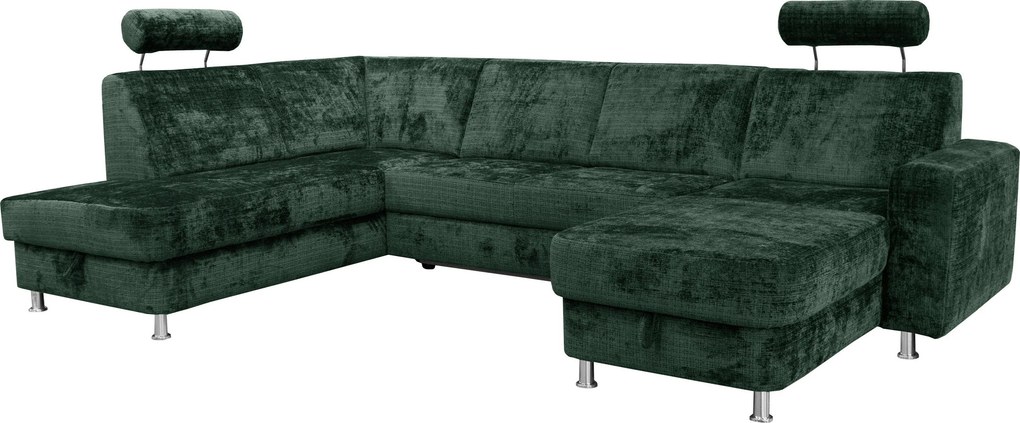 XXXLutz SEDACÍ SOUPRAVA, textil, zelená Xora - Sedací soupravy - 002527024564