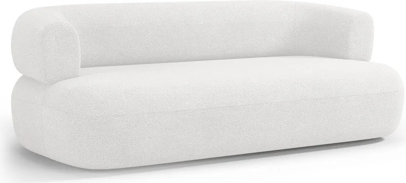 Slonovinová pohovka z textilie bouclé 178 cm Jenny – Micadoni