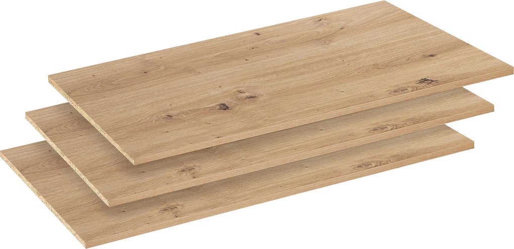 XXXLutz SADA VKLÁDACÍCH POLIC, dub artisan, 85/1,6/51 cm Carryhome - Šatní skříně - 000885000613