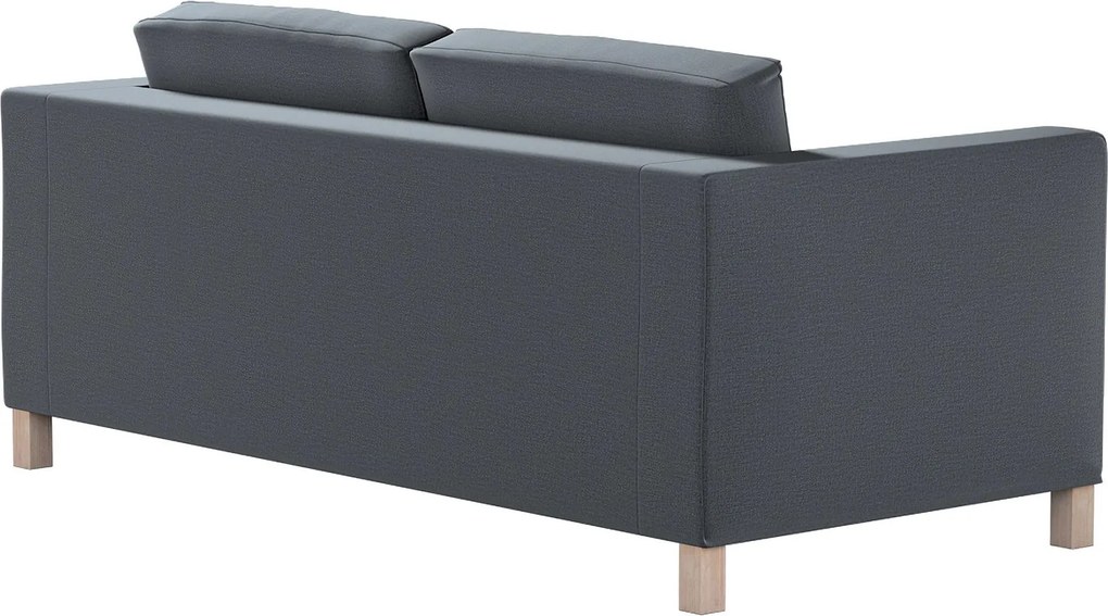 Potah na pohovku IKEA Karlanda rozkládací, krátký barva šedá látka sametová