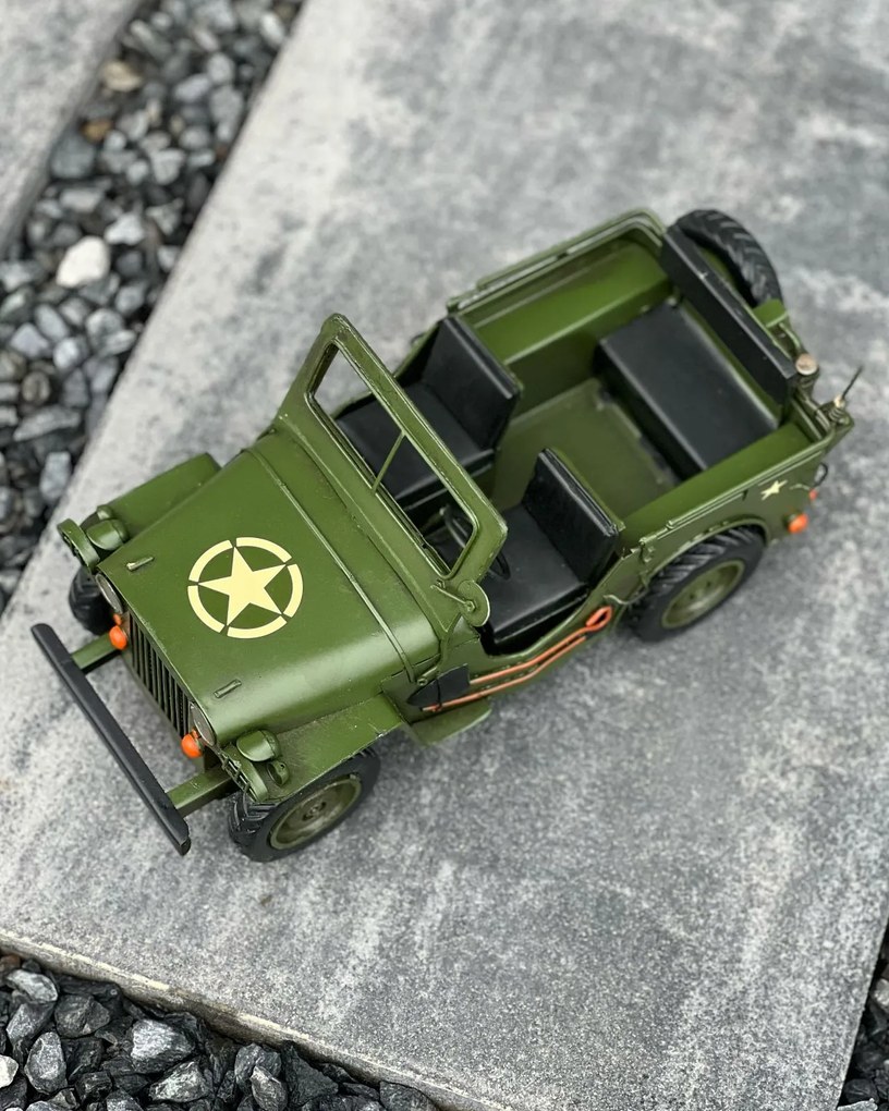 Plechový model - MB Armádní Jeep 2