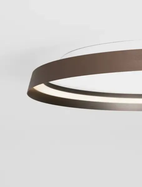 LED stmívatelné kávavé designové stropní svítidlo Ormi