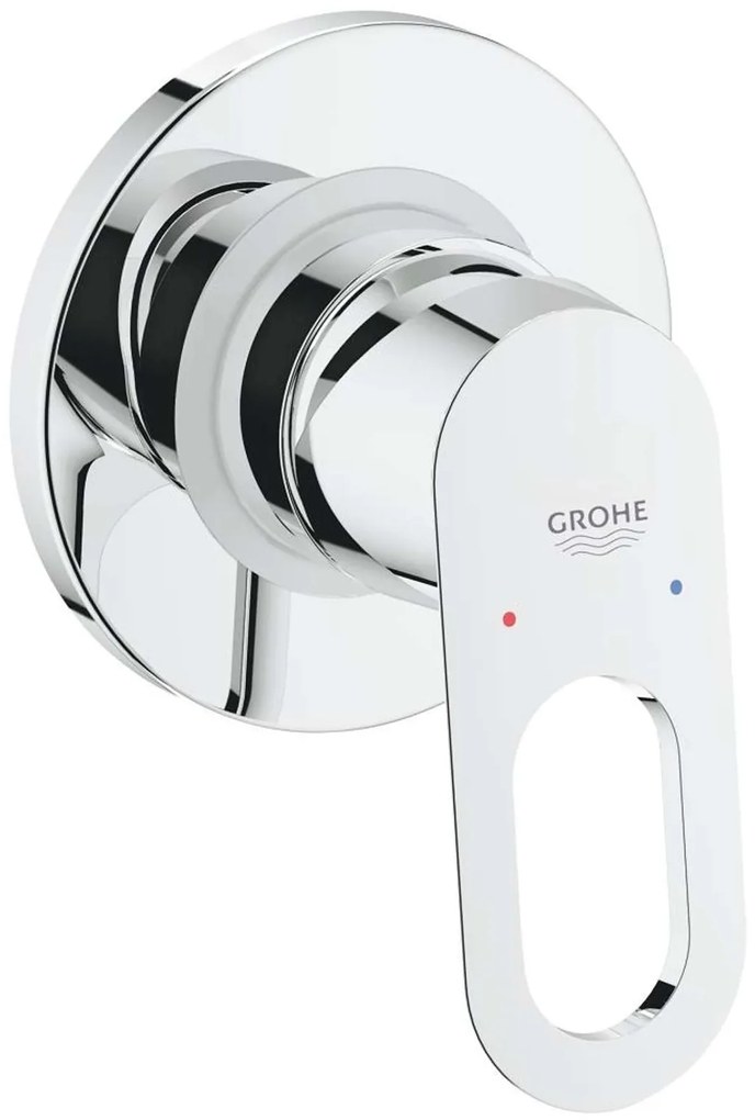 Grohe BauLoop - Sprchová baterie pod omítku, s tělesem, chrom 29042000