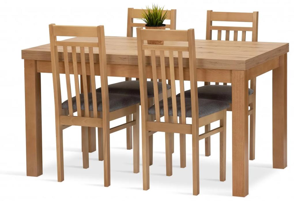 Jídelní sestava MIRA stůl + 4 židle