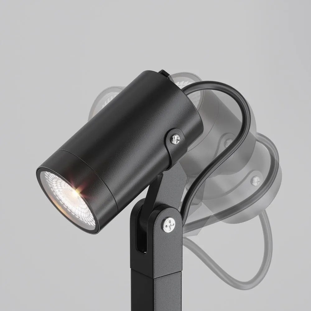 M O025FL-01B1 Venkovní stojací svítidlo Scope GU10 50W černý hliník IP65 - MAYTONI