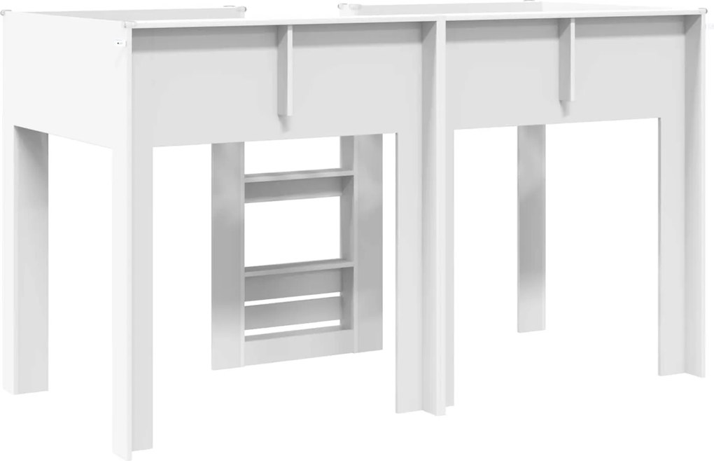 Patrová postel pro děti Bílá 75 x 190 cm Kompozitní dřevo 3410467