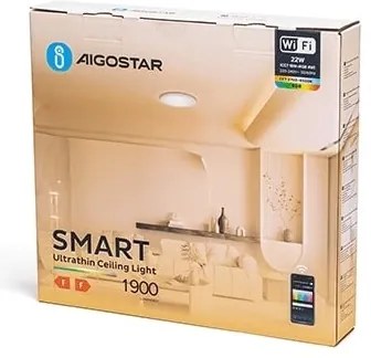 Aigostar - LED RGBW Stmívatelné stropní svítidlo LED/22W/230V 2700-6500K Wi-Fi