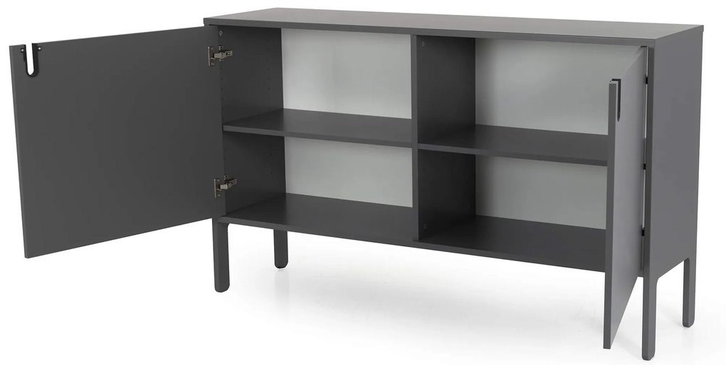 Komoda nuo 148 x 89 cm šedá MUZZA