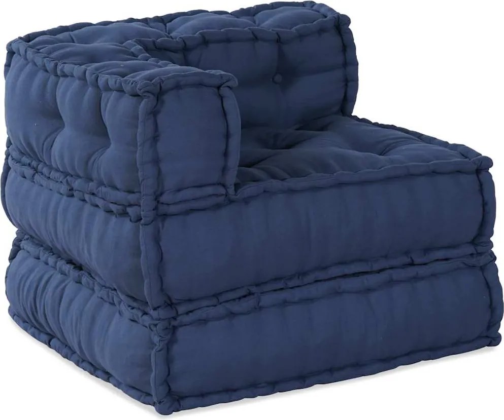 Modulová pohovka 2 ks Textil Indigo 140 x 70 x 56 cm 3315086