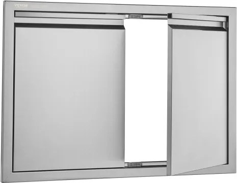 BBQ přístupová dvířka, 762 × 532 mm dvojitá venkovní kuchyňská dvířka