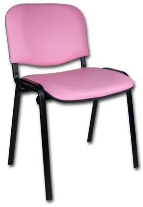 Konferenční židle ISO eko-kůže Tmavě zelená D6 EKO