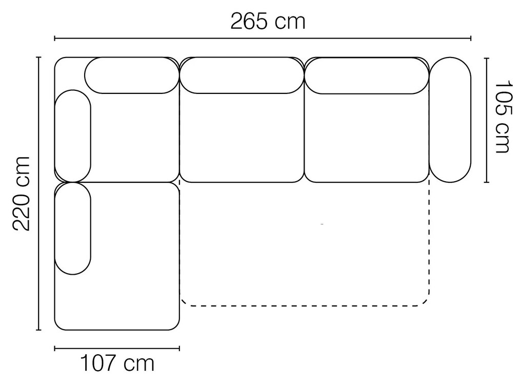 Sedací souprava MAROZZO | 220x265 | rozkládací | VÝBĚR TKANIN a NOŽIČEK