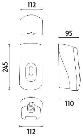 Nimco Zásobník na pěnové mýdlo HP 9531-P-04