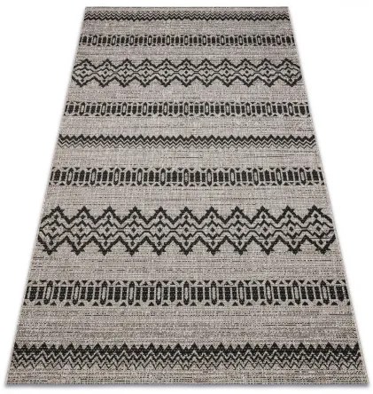 koberec SIZAL FLOORLUX 20510 stříbro / černý velikost 200x290 cm | krásné koberce cz