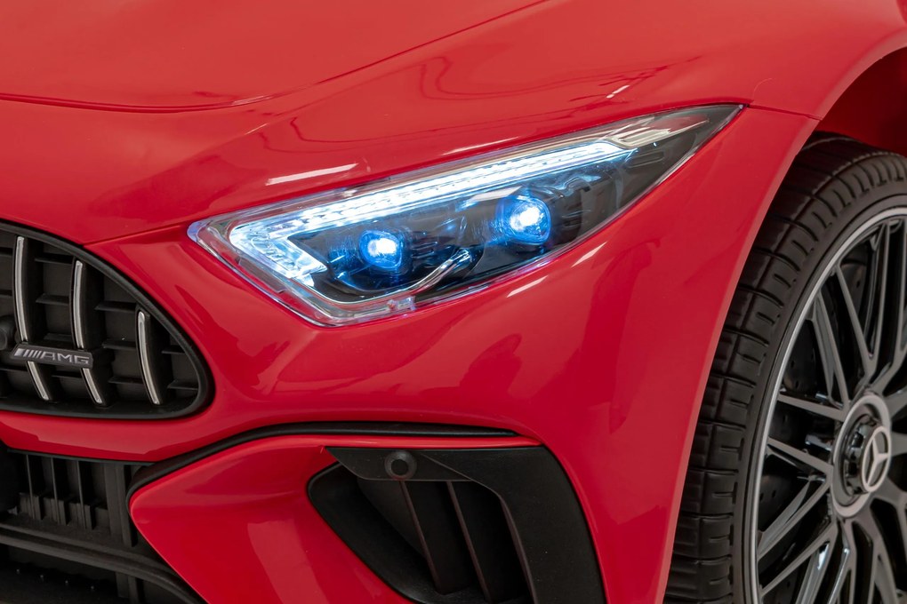 Ramiz Dětské elektrické auto Mercedes Benz AMG SL63 Červené