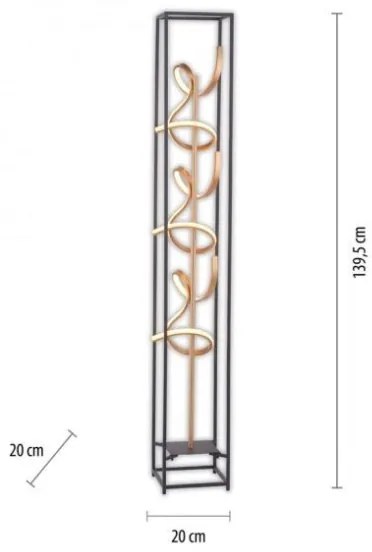 Paul Neuhaus 415-18 - LED Stmívatelná stojací lampa SELINA 3xLED/10,2W/230V