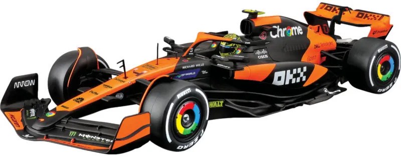 Bburago mclaren f1 team mcl38 (2024) 1:24 kit #4 norris
