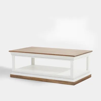 Rustikální konferenční stolek starý ořech ALVERA 120 cm